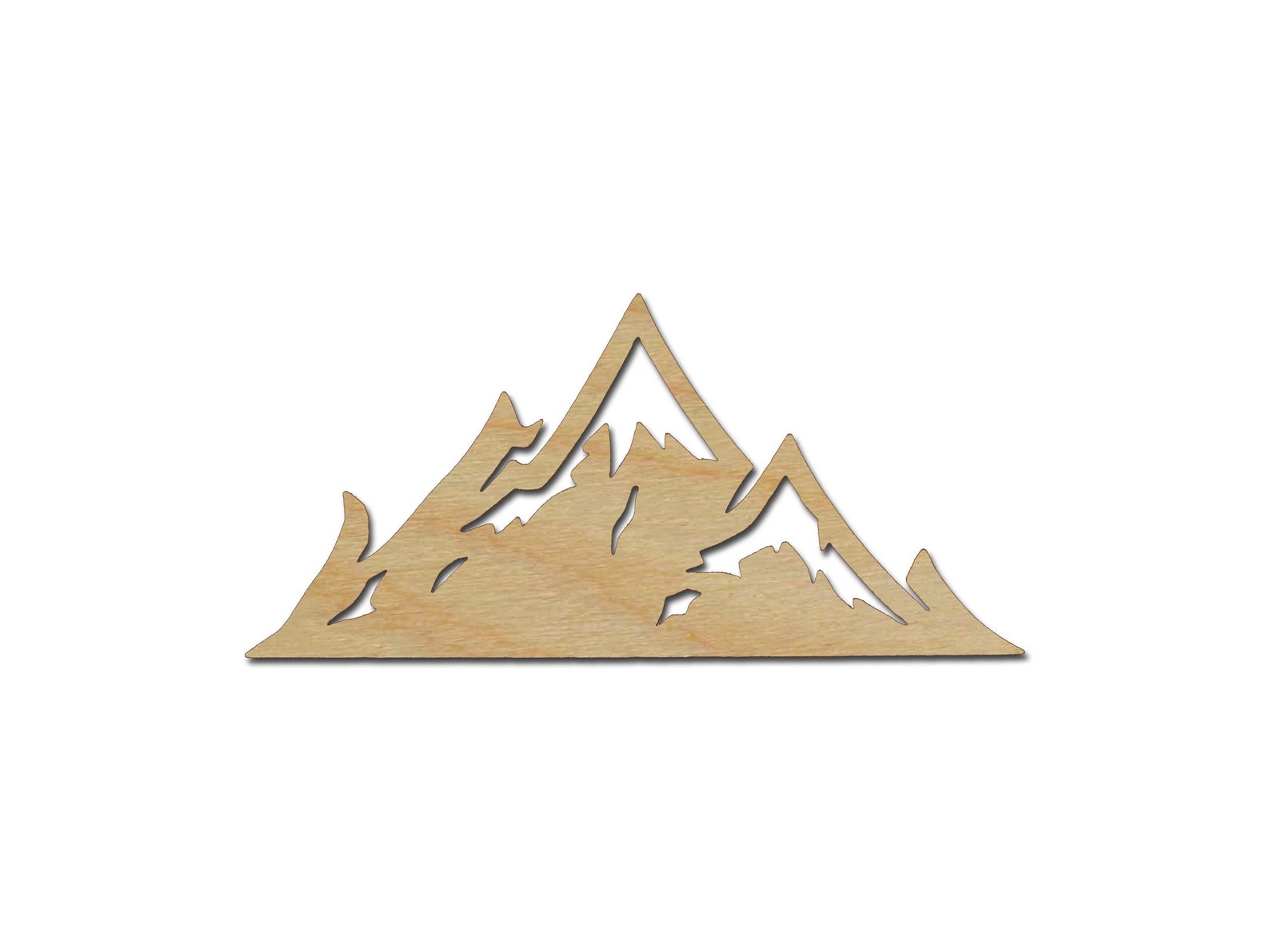 Mountains Shape Unfinished Wood Craft Cutouts Variety of Sizes - Etsy