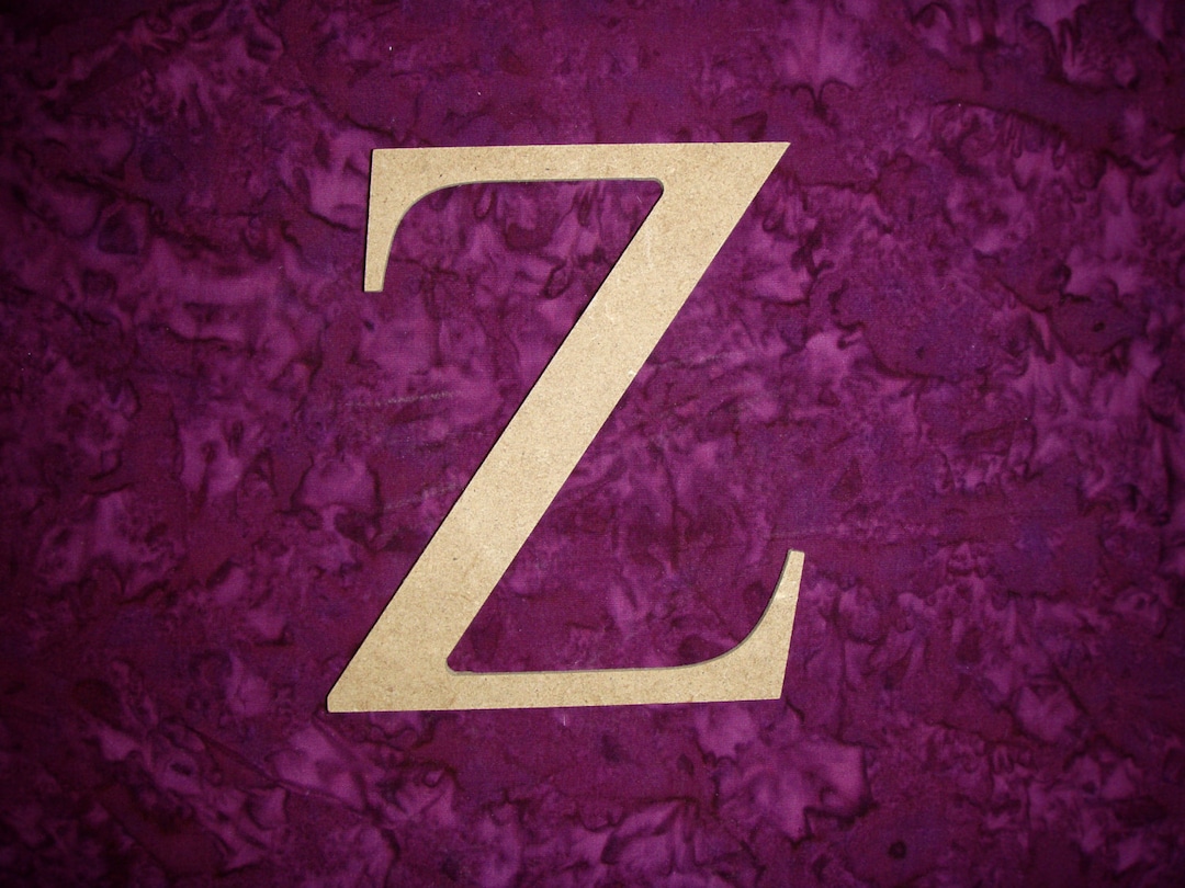 Greek Letter Z Zeta Symbol Unfinished Wood Letters 12 Inch Tall ...