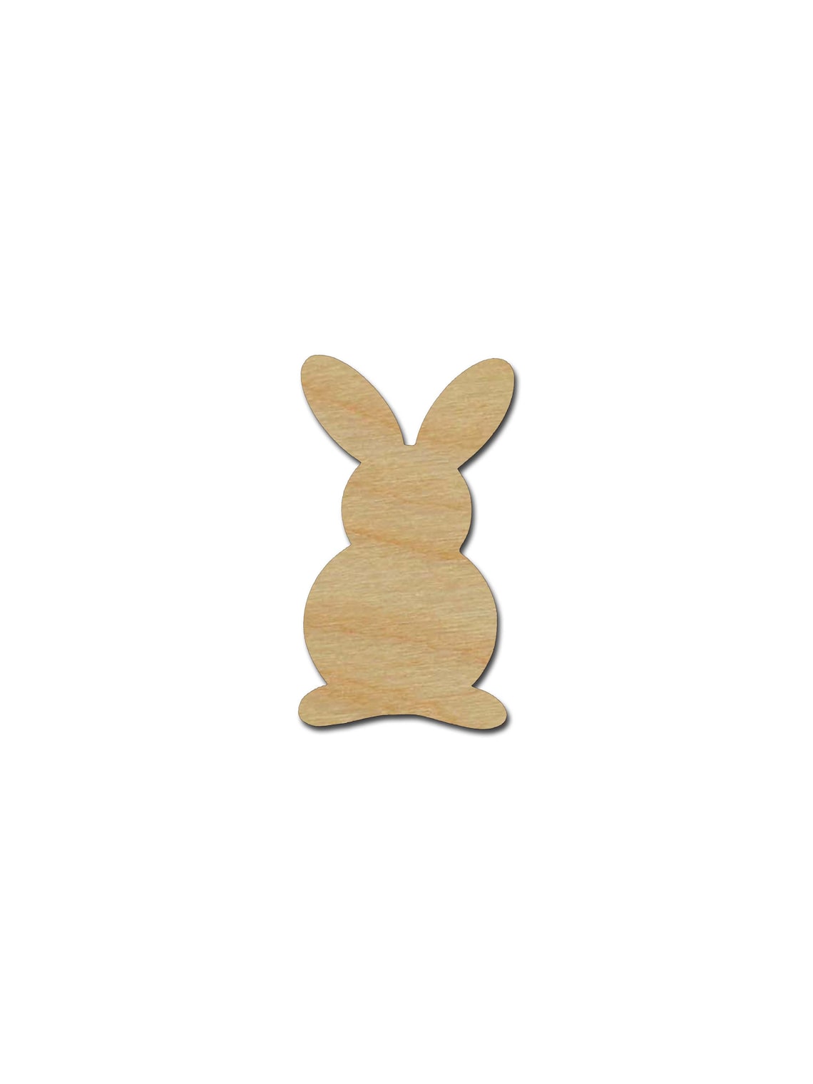 Rabbit Shape Unfinished Wood Easter Bunny Cut Outs Variety of - Etsy