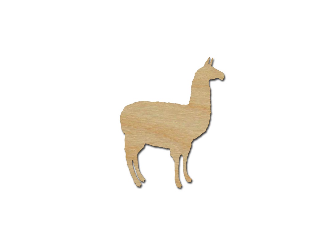 Llama Shape Variety of Sizes Unfinished Wood Craft Animal Cut - Etsy