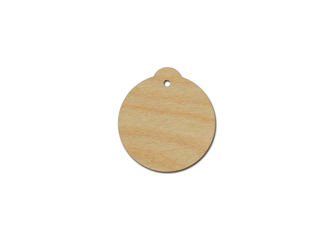 Circle Wood Tags Unfinished Wooden Craft Out Outs Variety of Sizes Made ...