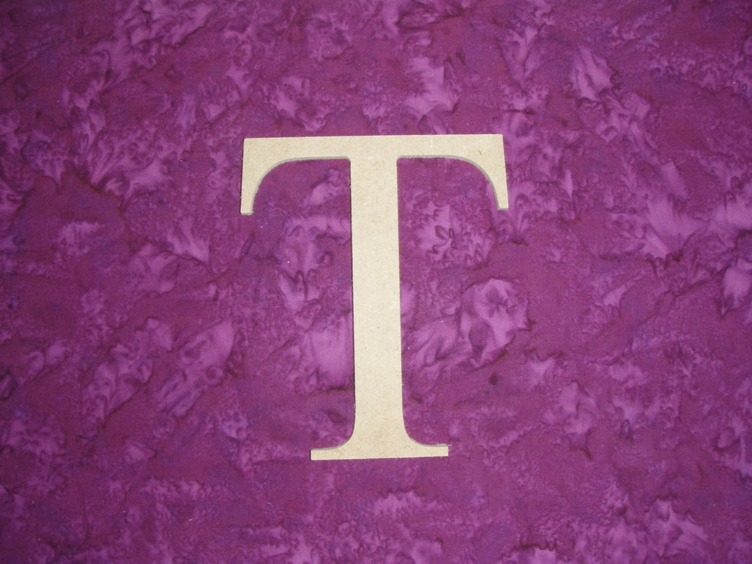 Unfinished Wood Greek Letter T Tau Symbol Wooden Letters 6 Inch Tall ...