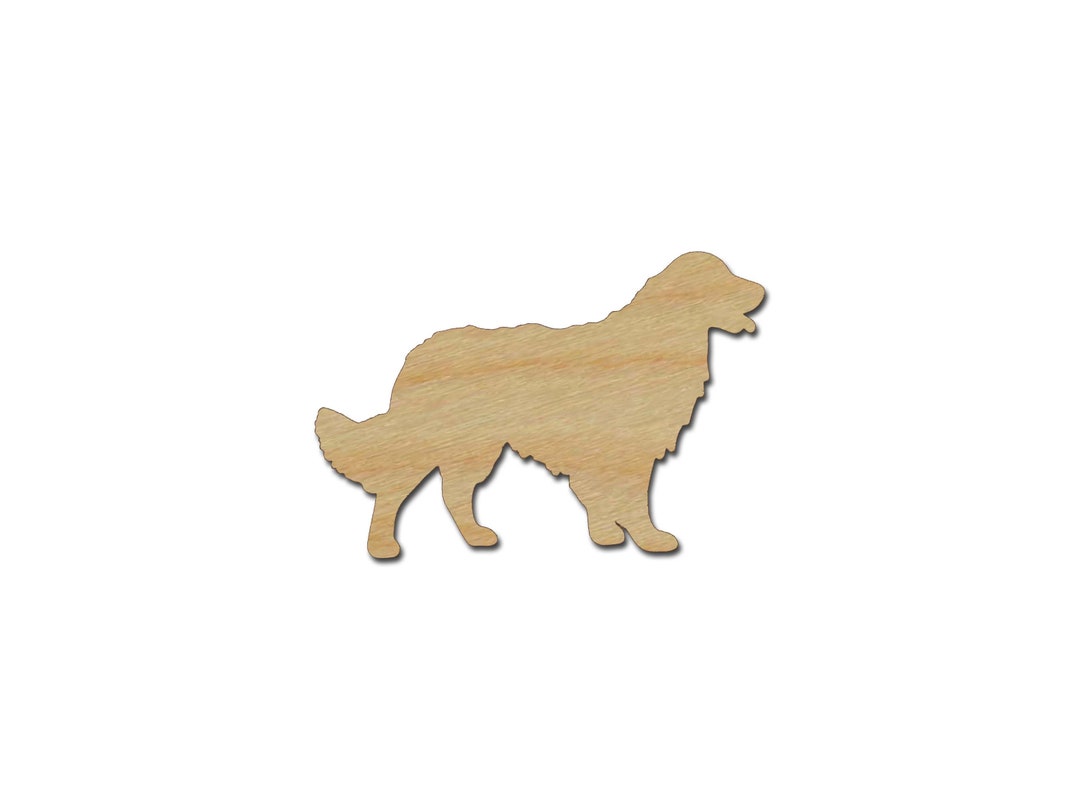 Golden Retriever Dog Shape Unfinished Wood Animal Cutouts Variety of ...