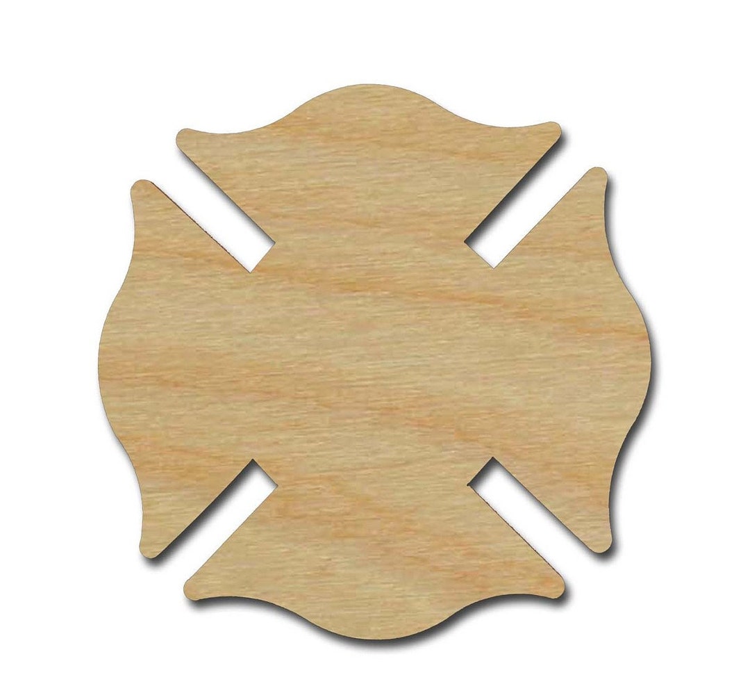 Maltese Cross Shape Unfinished Wood Craft Cutouts Variety of Sizes ...