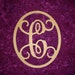 Monogram Letter C Wood Cut Out Unfinished Wooden MDF Paintable Letters ...