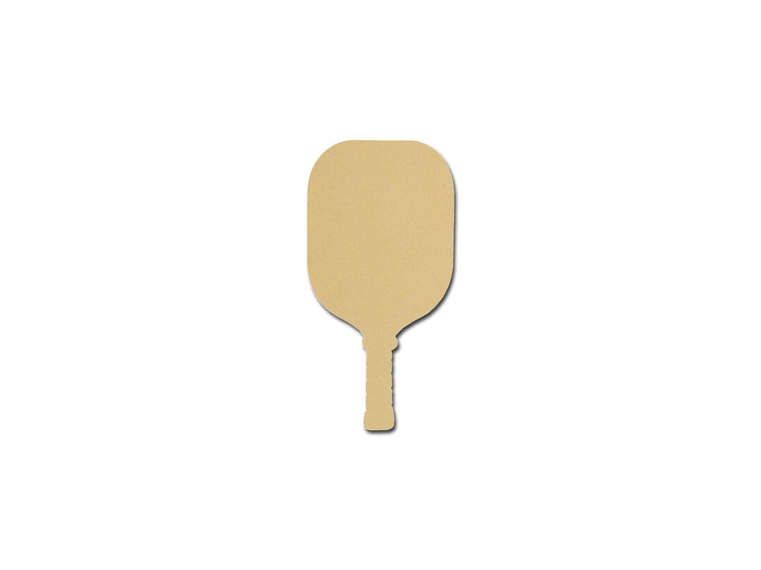 Pickleball Paddle Shape Unfinished MDF Wood Cut Outs DIY Crafts Variety ...