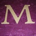 Greek Letter M Mu Symbol Unfinished Wooden Letters 12 Inch Tall ...