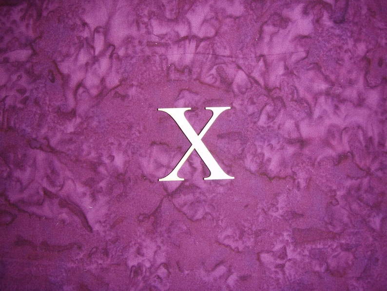 Greek Letter X Chi Symbol Unfinished Wooden Small Letters - Etsy.de