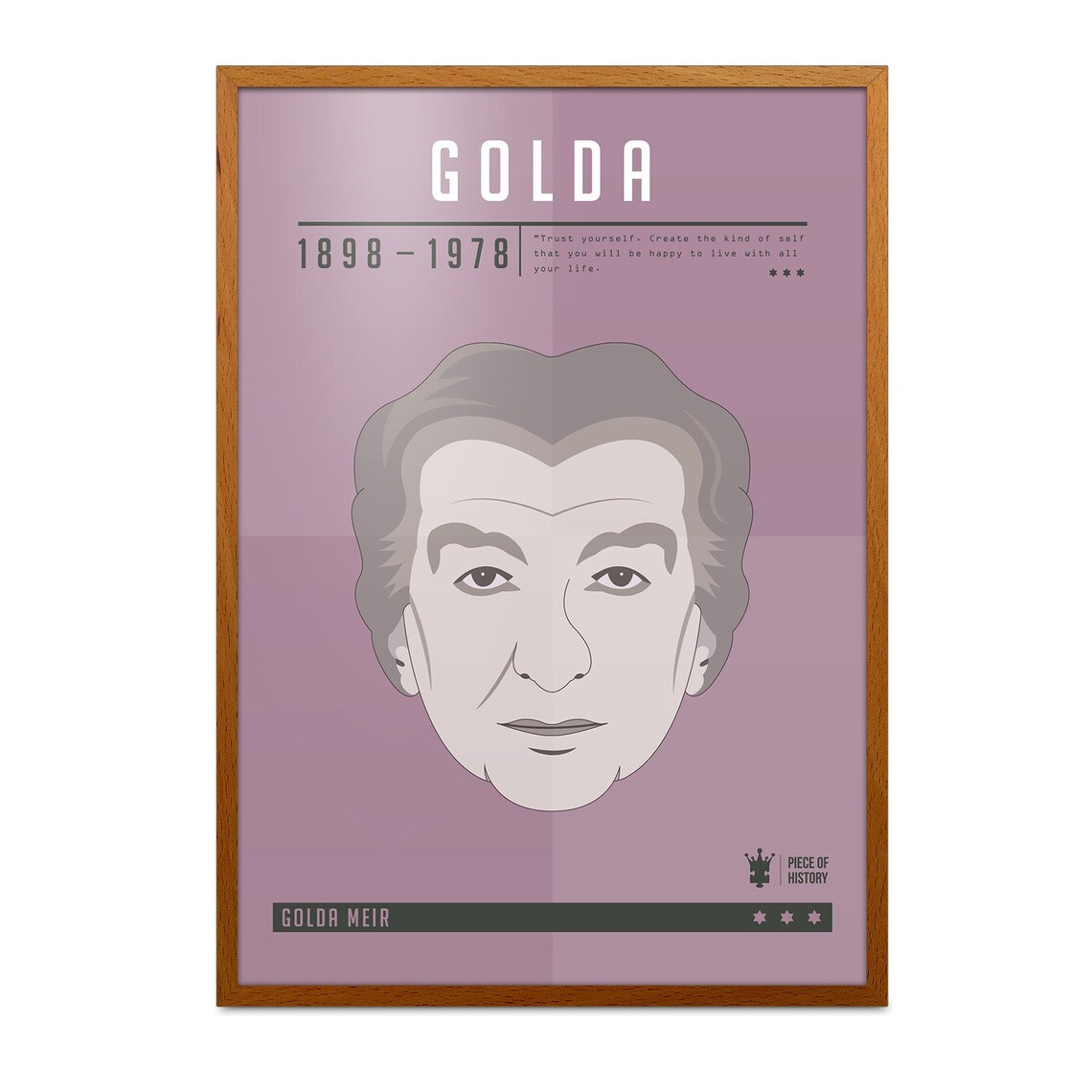 Golda Meir Print - Etsy
