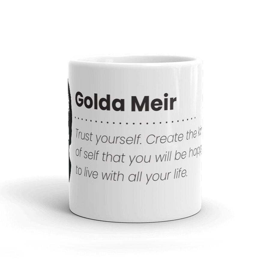 Golda Meir Coffee Mug - Etsy