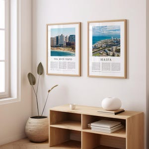 Haifa Poster: Landscape and Historical Summary - Israel and Jewish ...