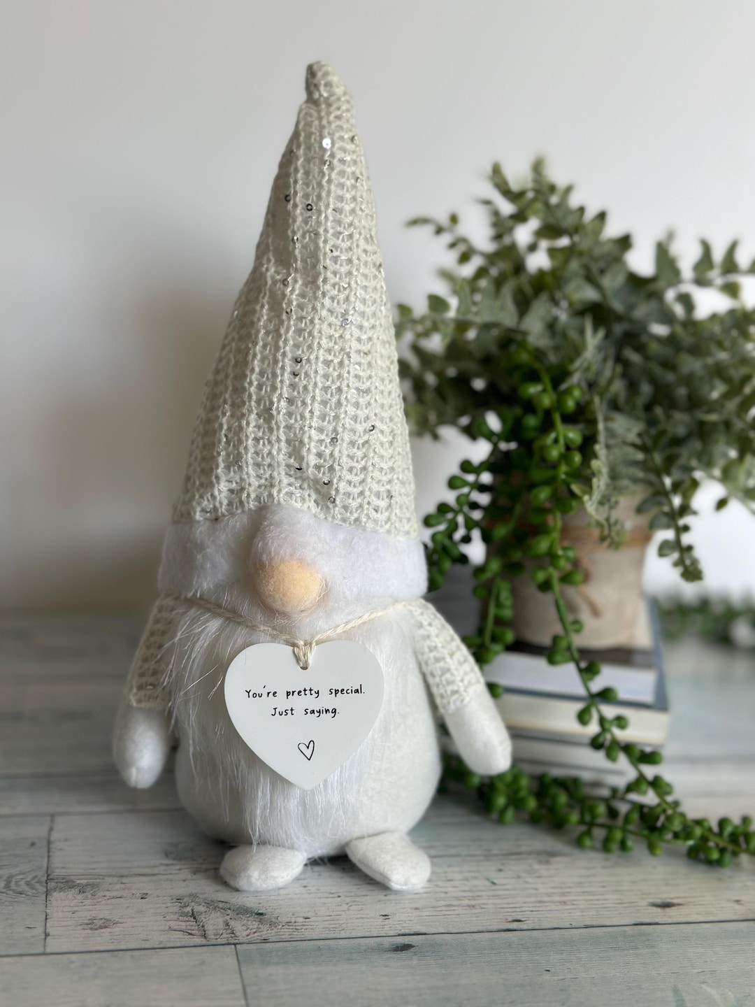 Anniversary Gift, Gift to Her, Valentine Gift, White Gnome, Gnomes ...