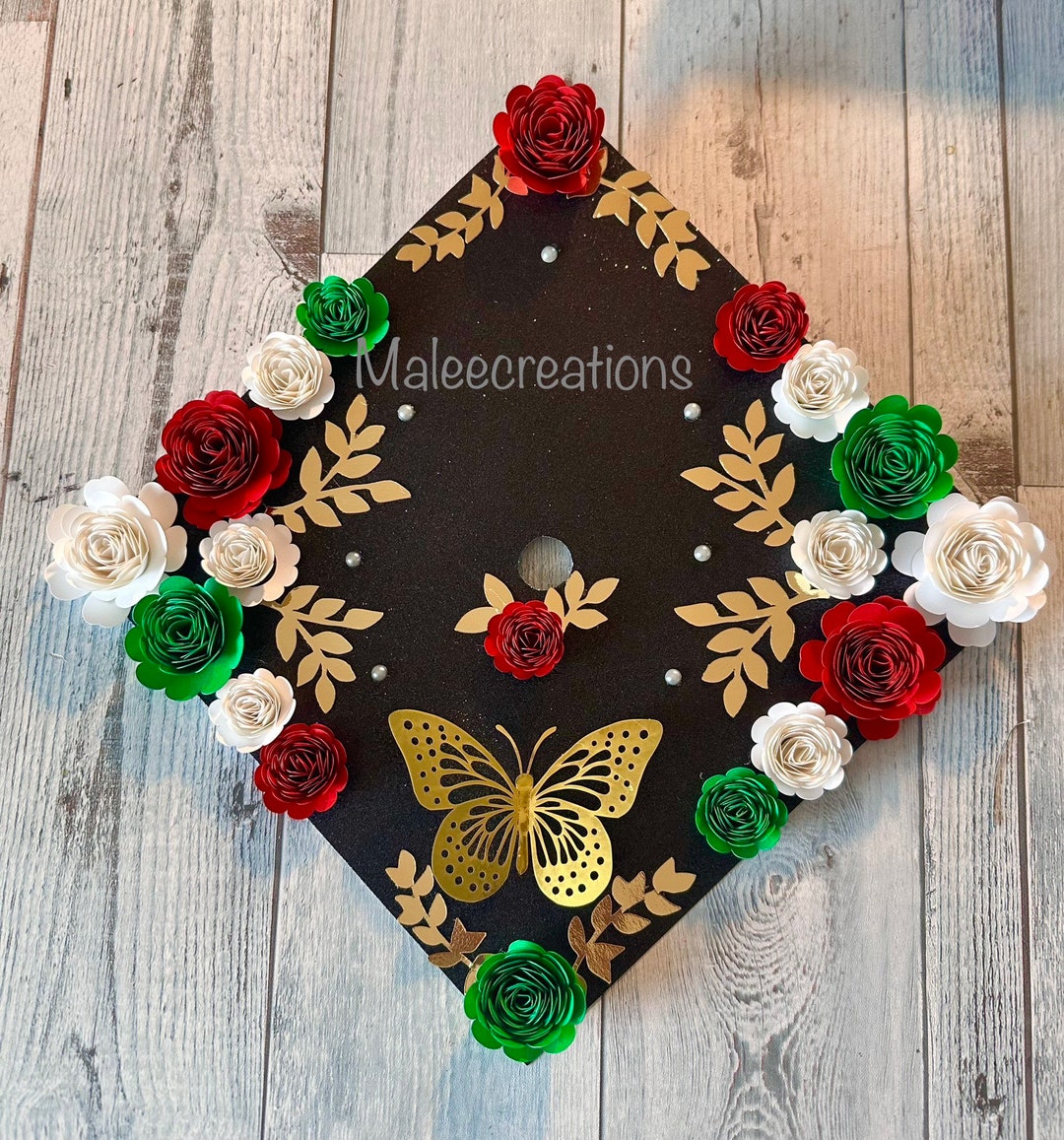 Graduation Cap Topper, Grad Cap, Personalized Grad Cap Topper, Mexican ...