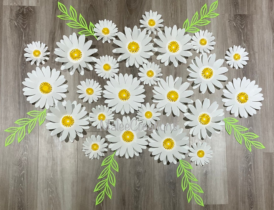 Daisys/paper Daisies/white Daisies/daisy Flowers/paper Flowers/daisy ...