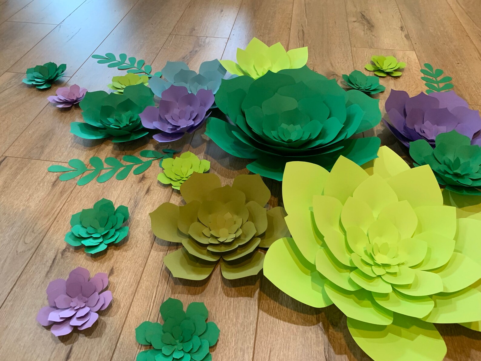 Paper Succulent Backdrop/ Paper Flower Succulent/ Giant Paper - Etsy