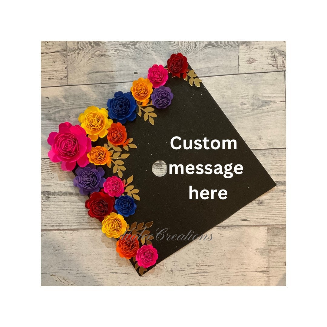 Grad Cap Topper/custom Grad Cap/grad Cap Design/personalized Grad Cap ...