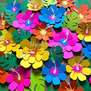Hawaiian Flowers/hibiscus Flowers/luau/tropical Flowers/moana Inspired ...