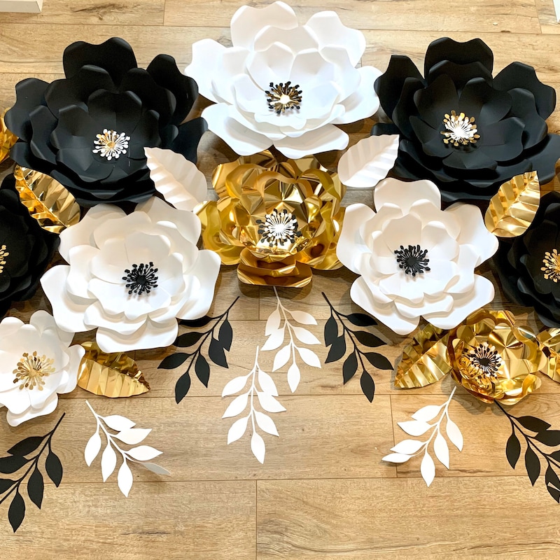 Black and Gold Decor - Etsy