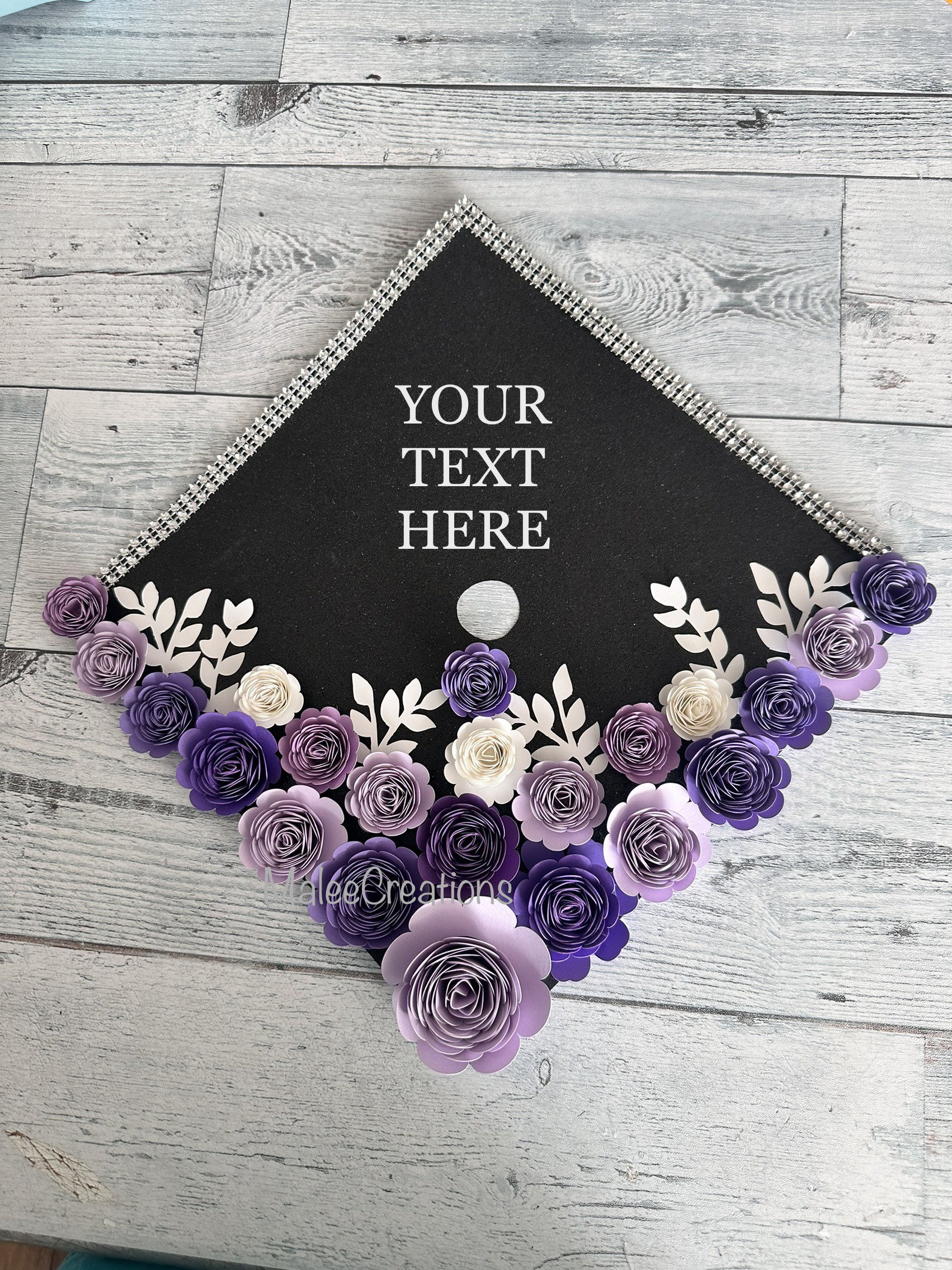 Purple Graduation Cap Decor