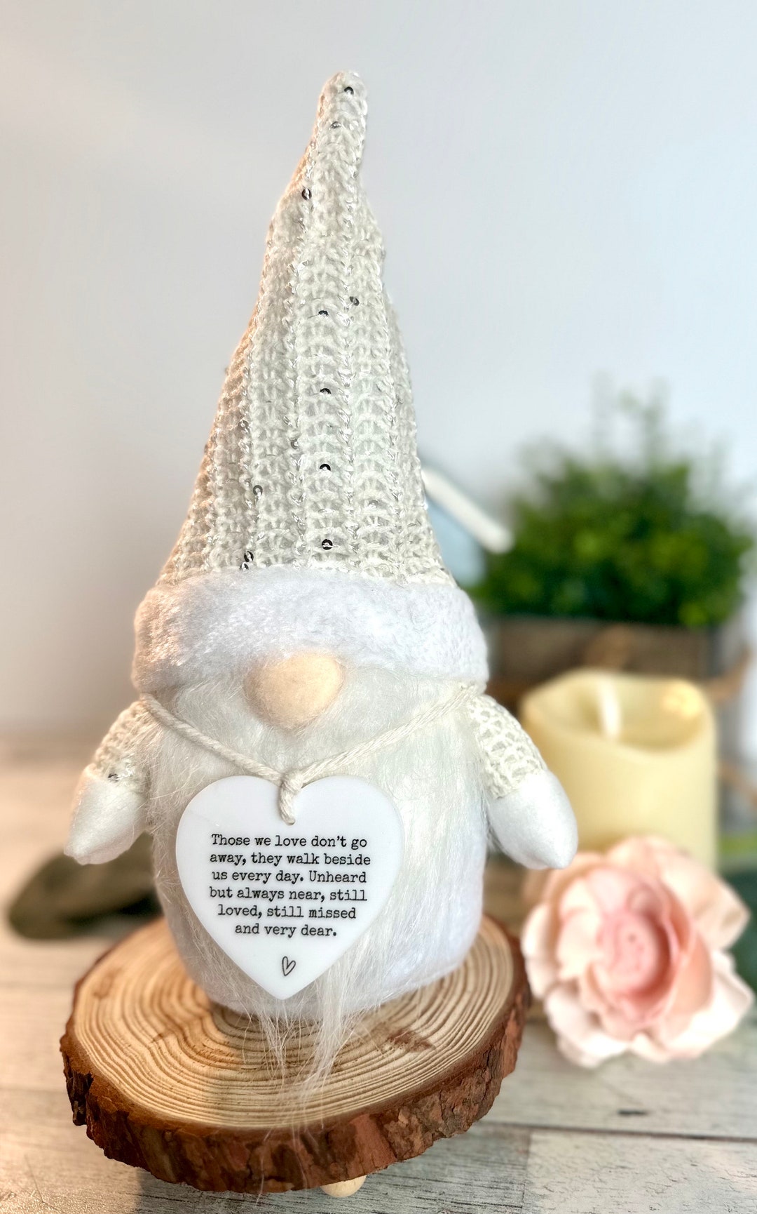 Memorial Gnome/sympathy Gift/angel Gnome/loss of Loved One Gift ...
