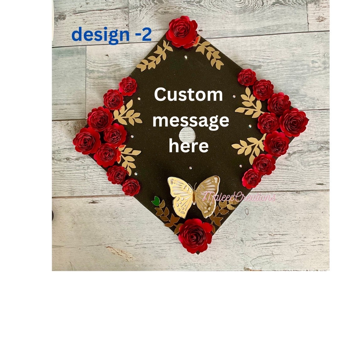 Customize Grad Cap Topper, Grad Cap Design, Graduation Decor ...