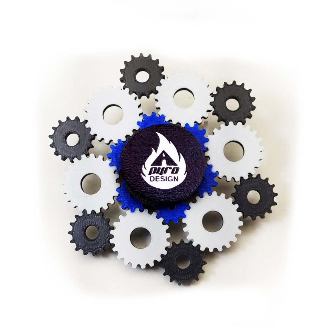 Multi Colored Layered Complicated Gears Animated Spinner please Read ...