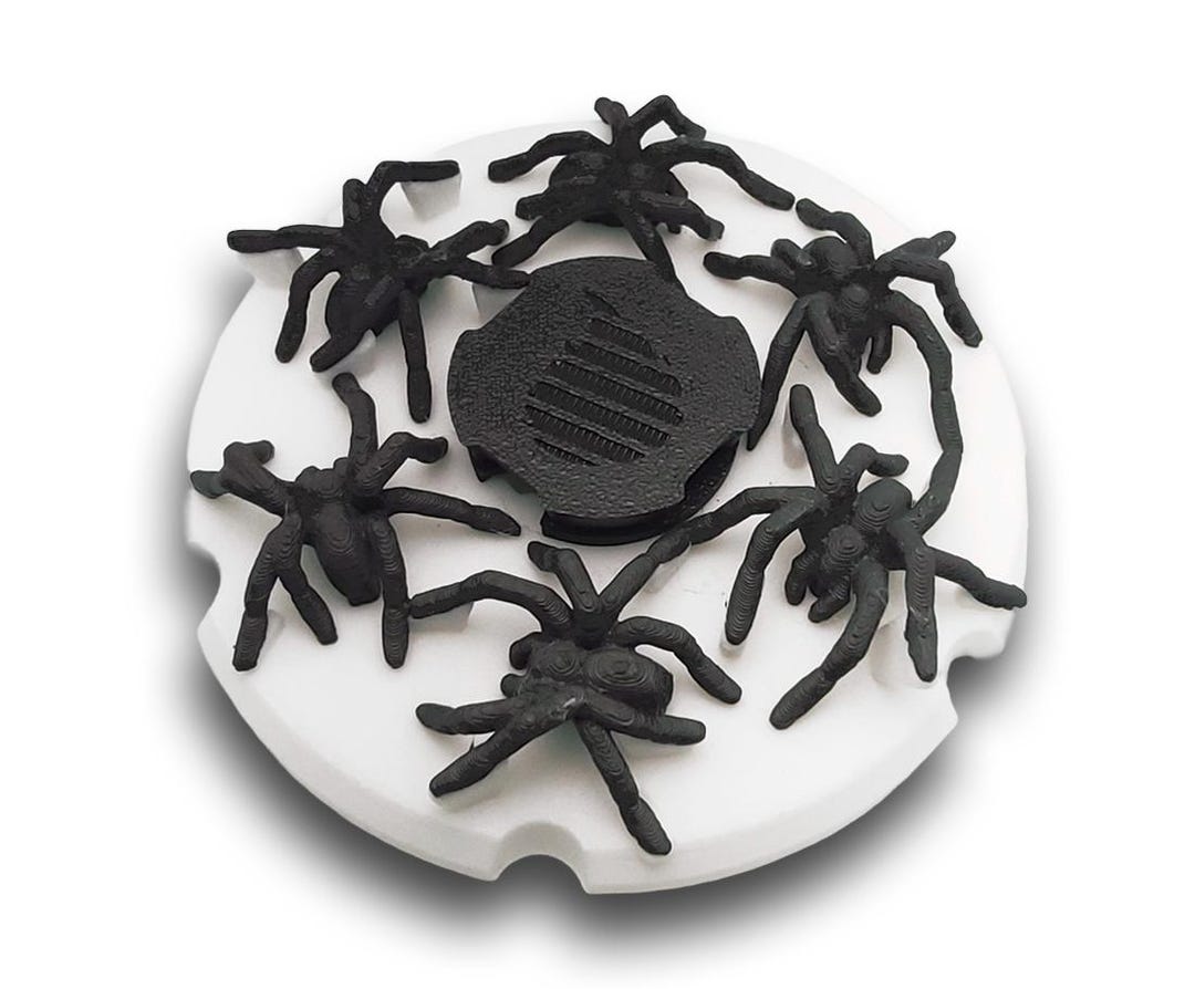 Dual Color 3D Spiders Animated Spinner (please Read Description Before ...