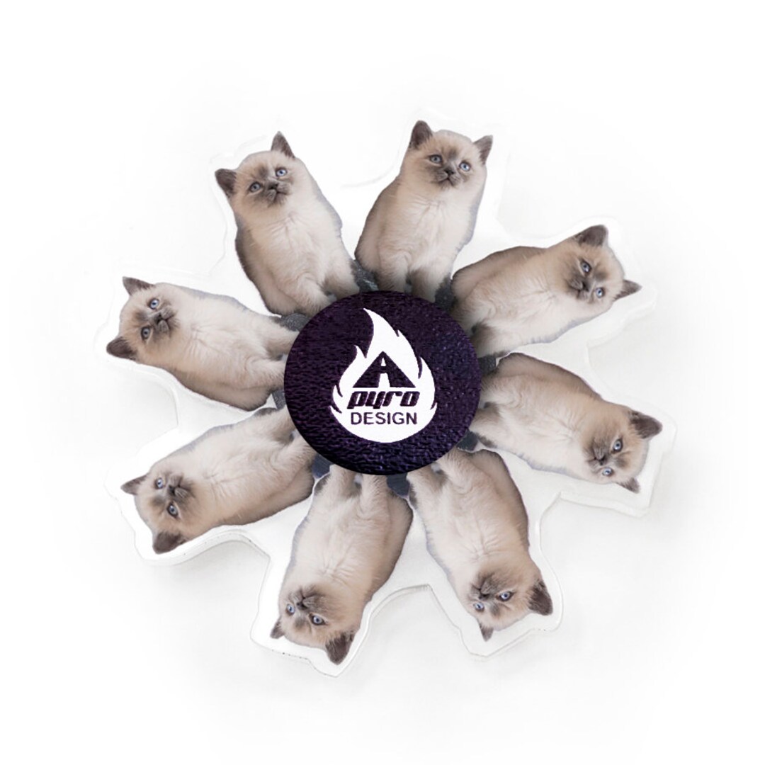 Dizzy Kitten Animated Spinner please Read Info Before Purchase/ Phone ...