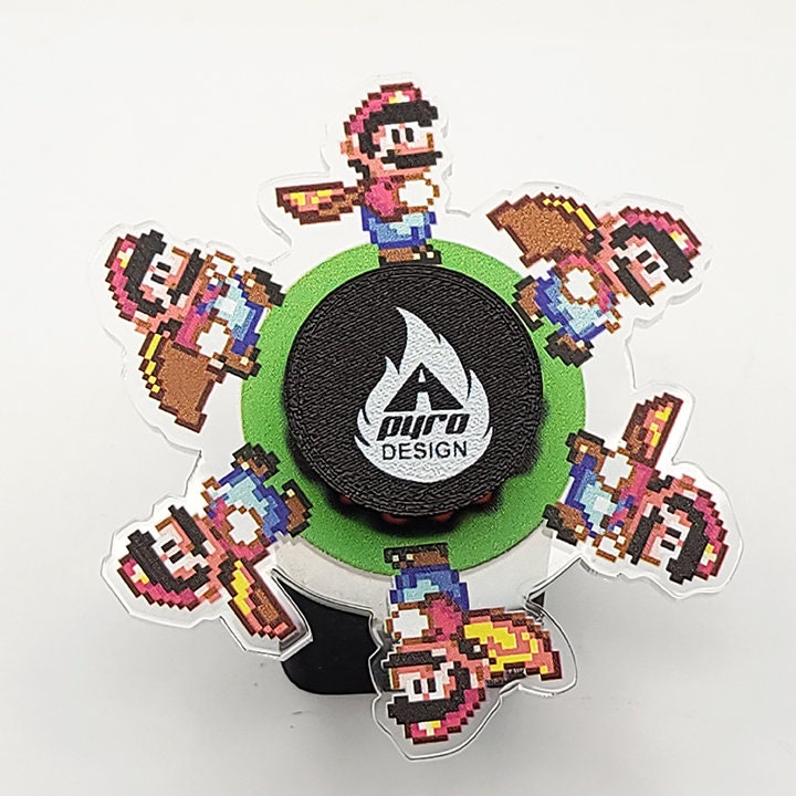Mario Animated Fidget Spinner - Etsy