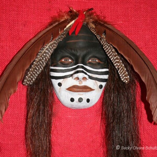 Native American Mask - Etsy