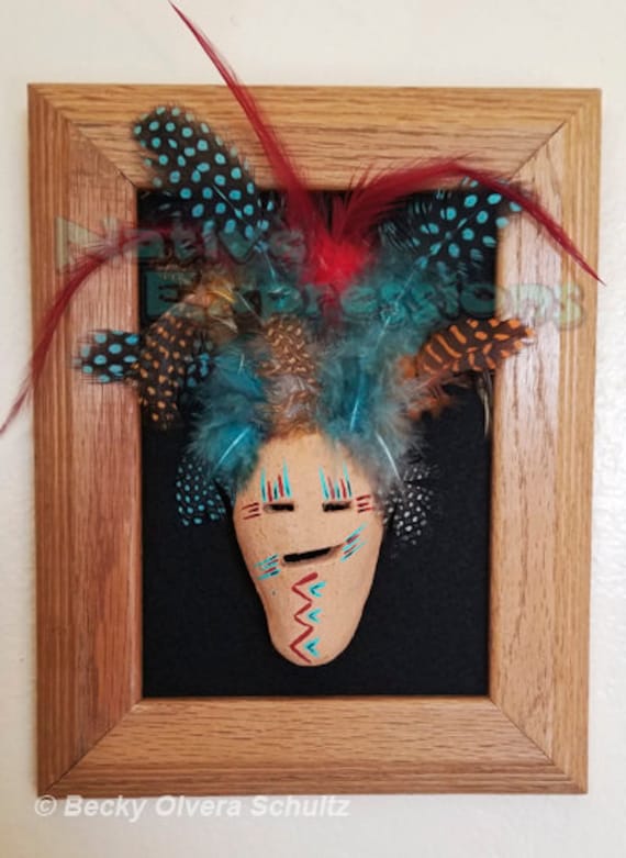 Native American Clay Masks