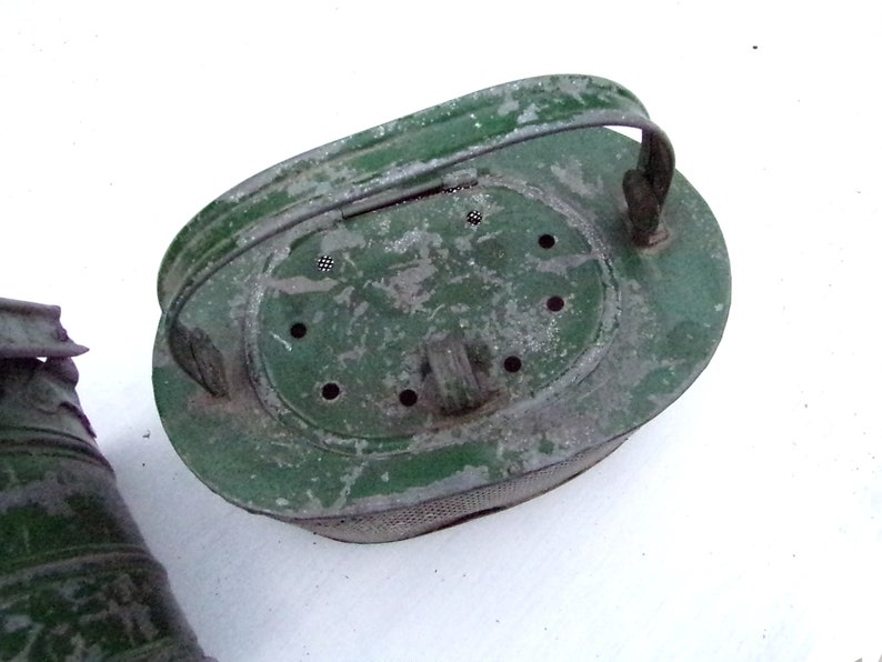 Vintage Minnow Bucket With Double Fishing Pail French Rustic Pail With ...