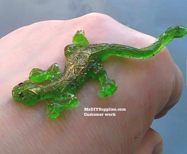 Gecko Lizard Silicone Mold Metal Fondant Polymer Clay - Etsy Canada