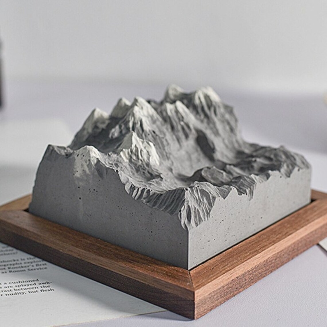 Fake Mountain Square Cement Silicone Mold for Cement Gypsum - Etsy