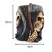 3D Ghost Skull Silicone Mold for Flower Pot, Pen Holder, Cement Mold ...