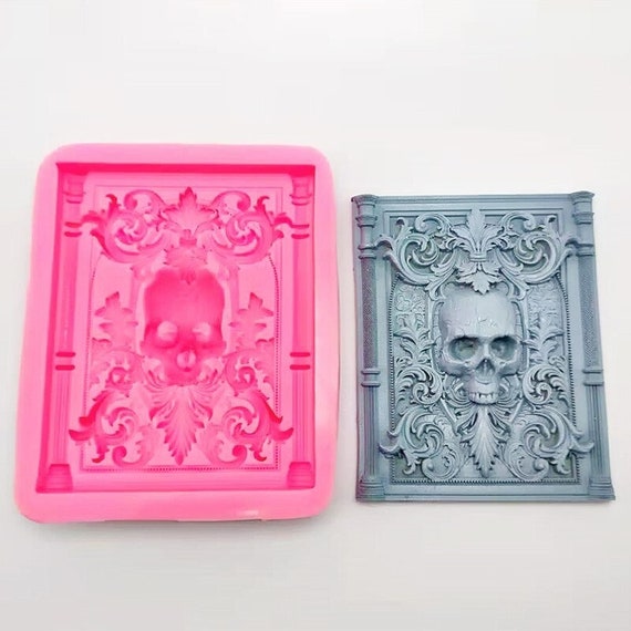 3D Exquisite Pattern Skull Silicone Mold for Resin Plaster | Etsy