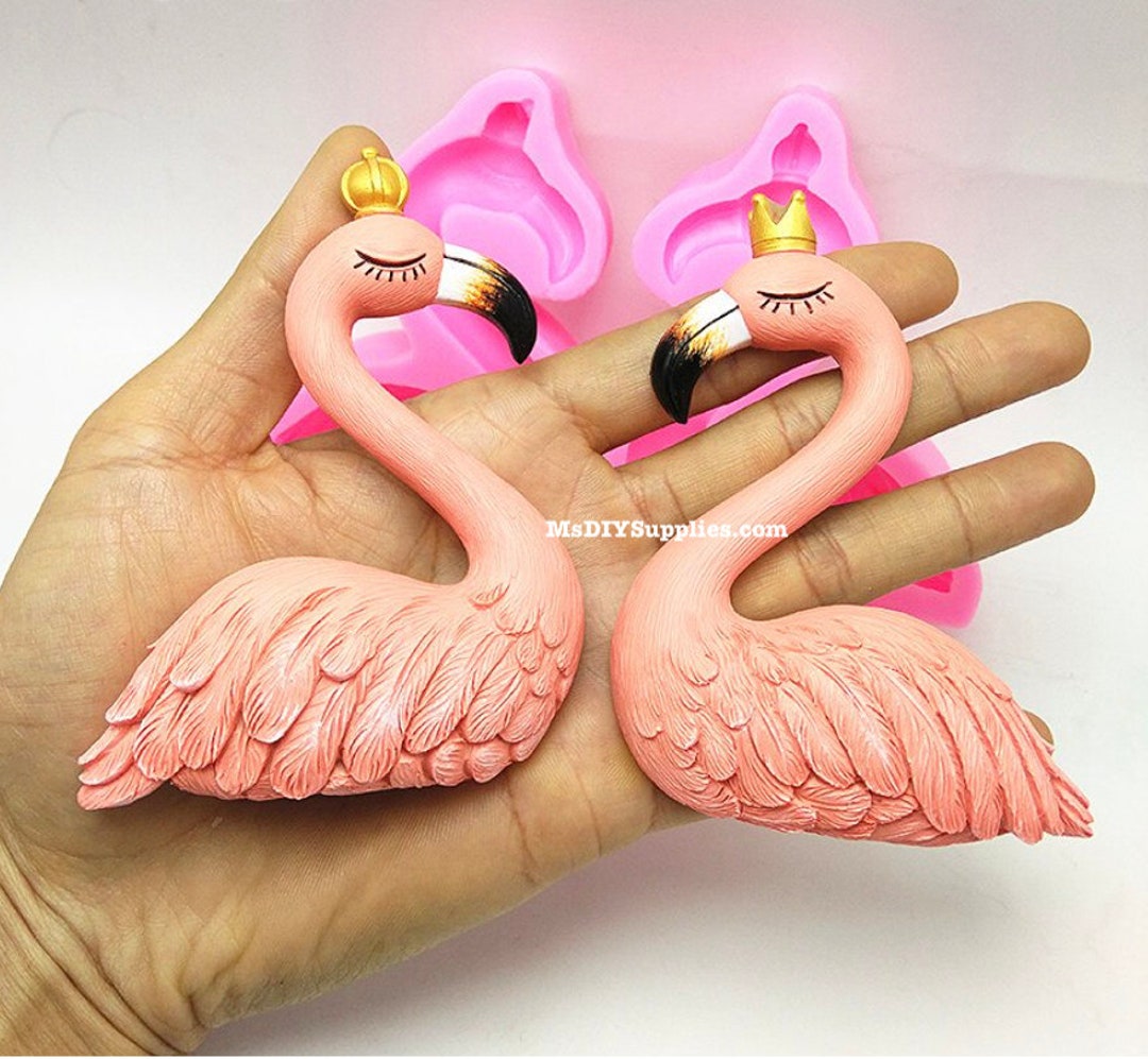 Flamingo Silicone Mold: Fondant, Polymer Clay, Resin, Soap - Etsy