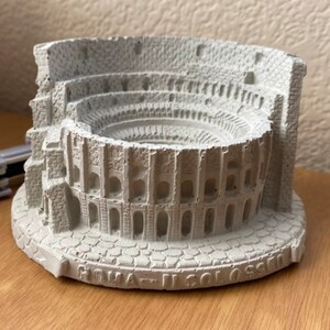 Roman Colosseum Silicone Mold for Candle, Soap, Fondant, Candle Mould ...