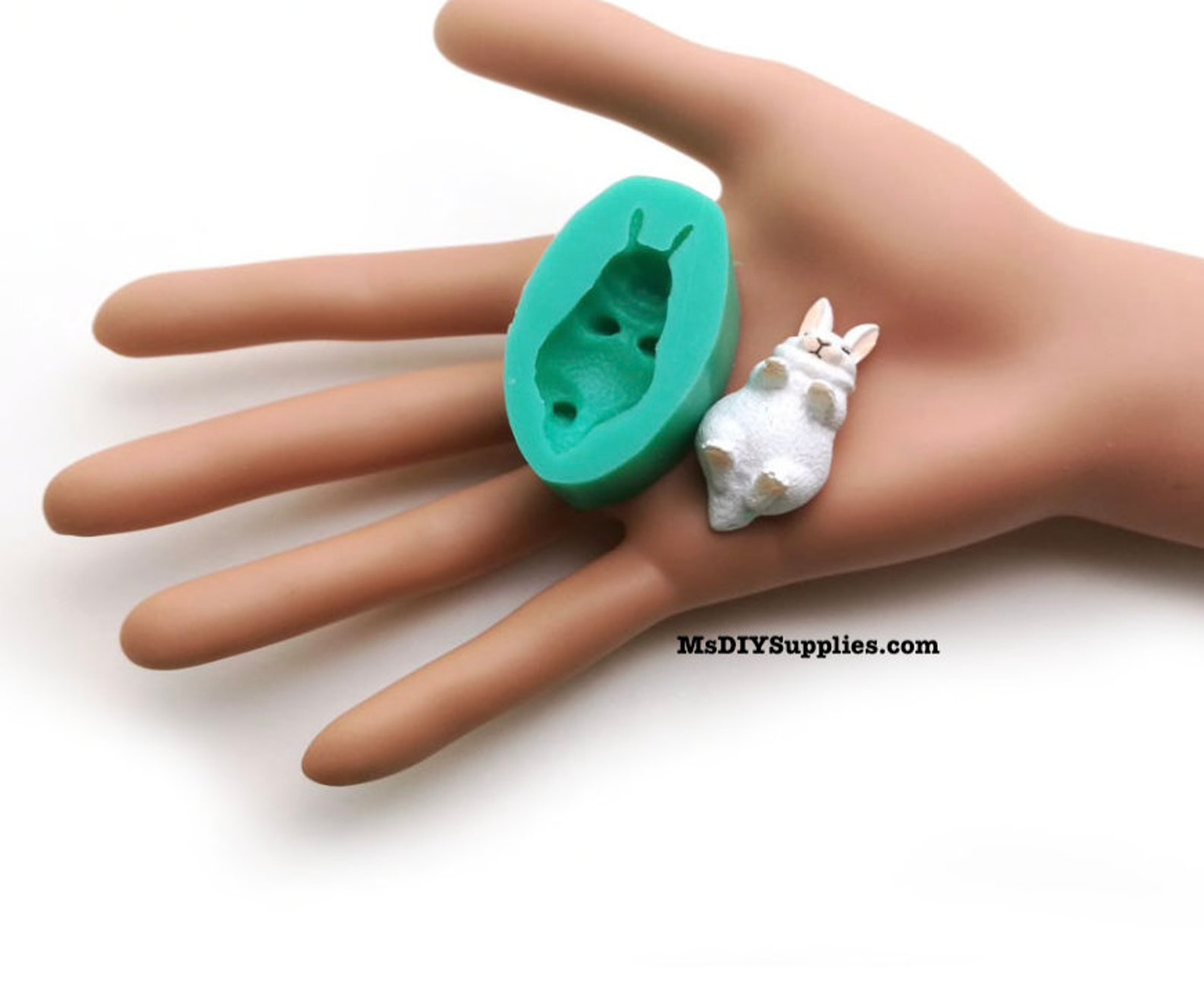 3D Rabbit Silicone Mold-cake Decoration Fondant Candle - Etsy