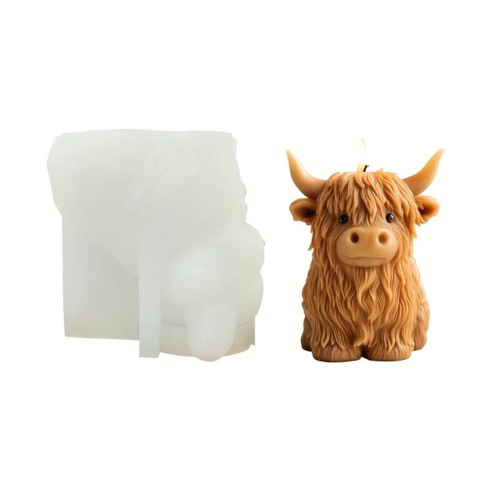 Highland Cow Silicone Candle Mold - Etsy