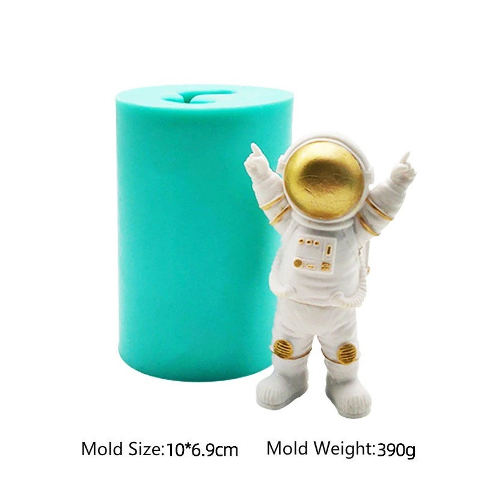 3D Astronaut Silicone Mold for Candle Soap Fondant Candle - Etsy