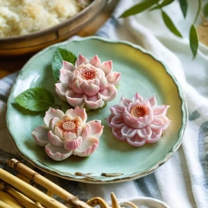 3D Unique Lotus Candle, Soap, Jelly, Desserts Making Silicone Mold ...