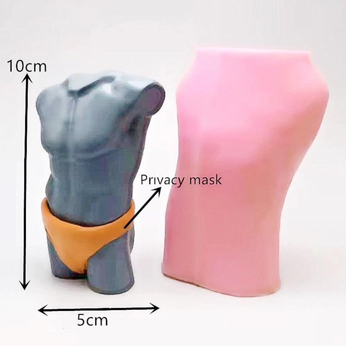 3D Woman and Man Body Shape Silicone Mold for Resin Plaster | Etsy