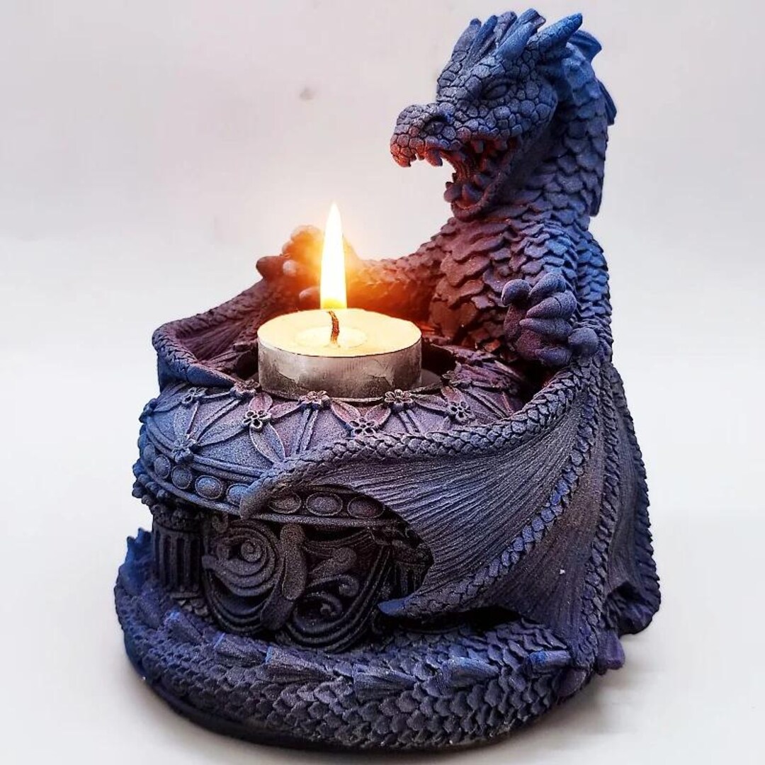 Flying Dragon Candlestick Silicone Mold Casting - Etsy
