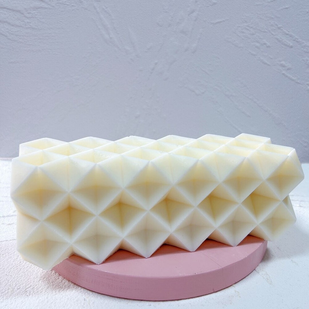 Large Diamond Rubik Cube Silicone Mold: Geometric Candle Mould - Etsy