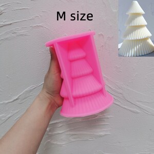 Ball Ribbed Christmas Tree Candle Molds, Soy Wax Silicone Mould for ...