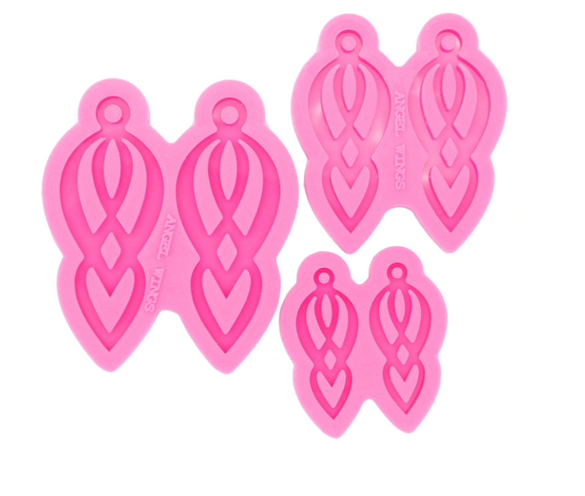 Earring Interlocking Epoxy Resin Mold for Resin Earring | Etsy