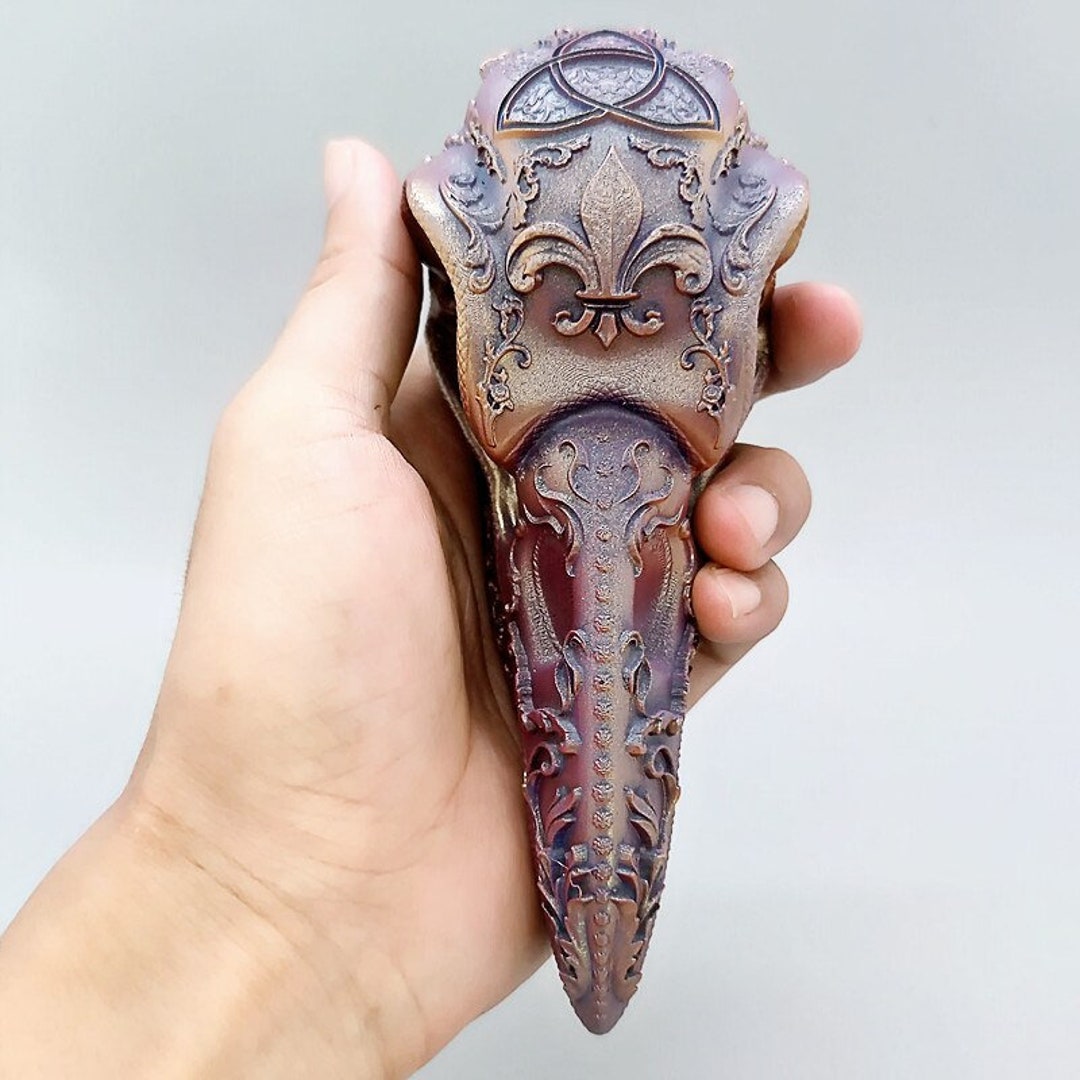 Crow Skull Silicone Mold: Candle, Soap, Resin, Clay - Etsy