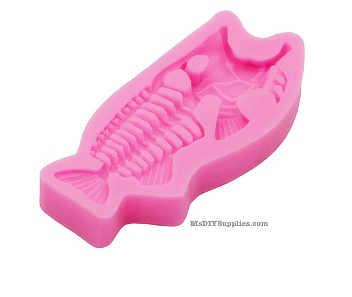 Fish Bone Silicone Mold Resin Metal Fondant Polymer Clay - Etsy