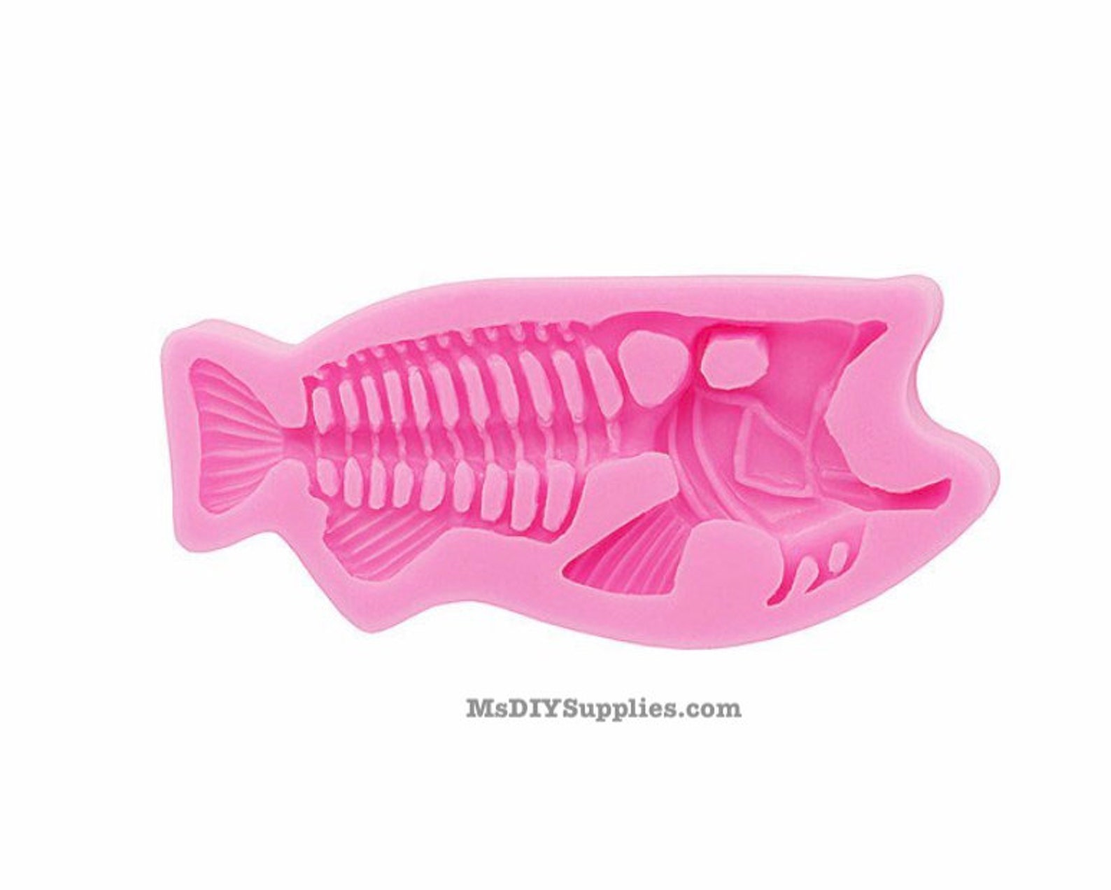 Fish Bone Silicone Mold Resin Metal Fondant Polymer Clay - Etsy